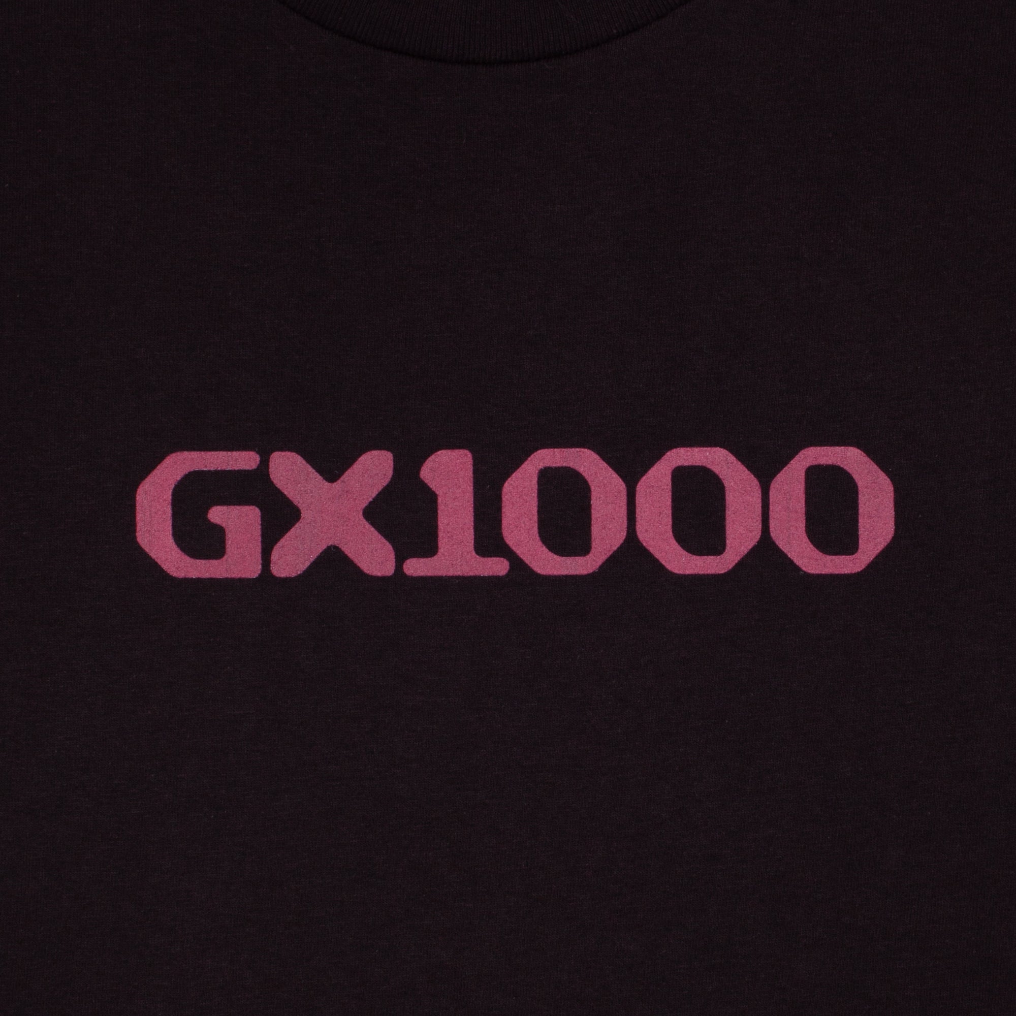 OG Logo Tee [Black W/ Burgundy Font] – GX1000